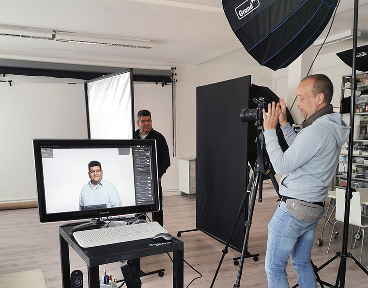 Making-of-Bericht Portrait Geschäftsführer Mewes Oberflächen GmbH